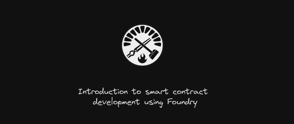 Introduction to smart contract development using Foundry - DEV Community Introduction to smart contract development using Foundry - DEV Community
