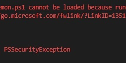 How to fix error- nodemon.ps1 cannot be loaded because running scripts ... How to fix error- nodemon.ps1 cannot be loaded because running scripts ...