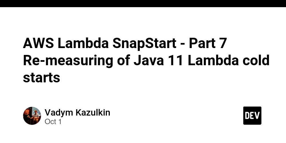 AWS Lambda SnapStart - Part 7 Re-measuring of Java 11 Lambda cold ... AWS Lambda SnapStart - Part 7 Re-measuring of Java 11 Lambda cold ...