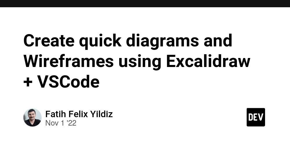 Create quick diagrams and Wireframes using Excalidraw + VSCode - DEV ... Create quick diagrams and Wireframes using Excalidraw + VSCode - DEV ...