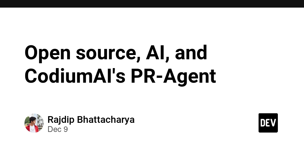 Open source, AI, and CodiumAI's PR-Agent - DEV Community Open source, AI, and CodiumAI's PR-Agent - DEV Community
