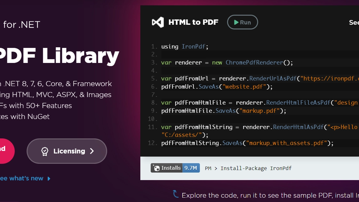 how to make pdf c